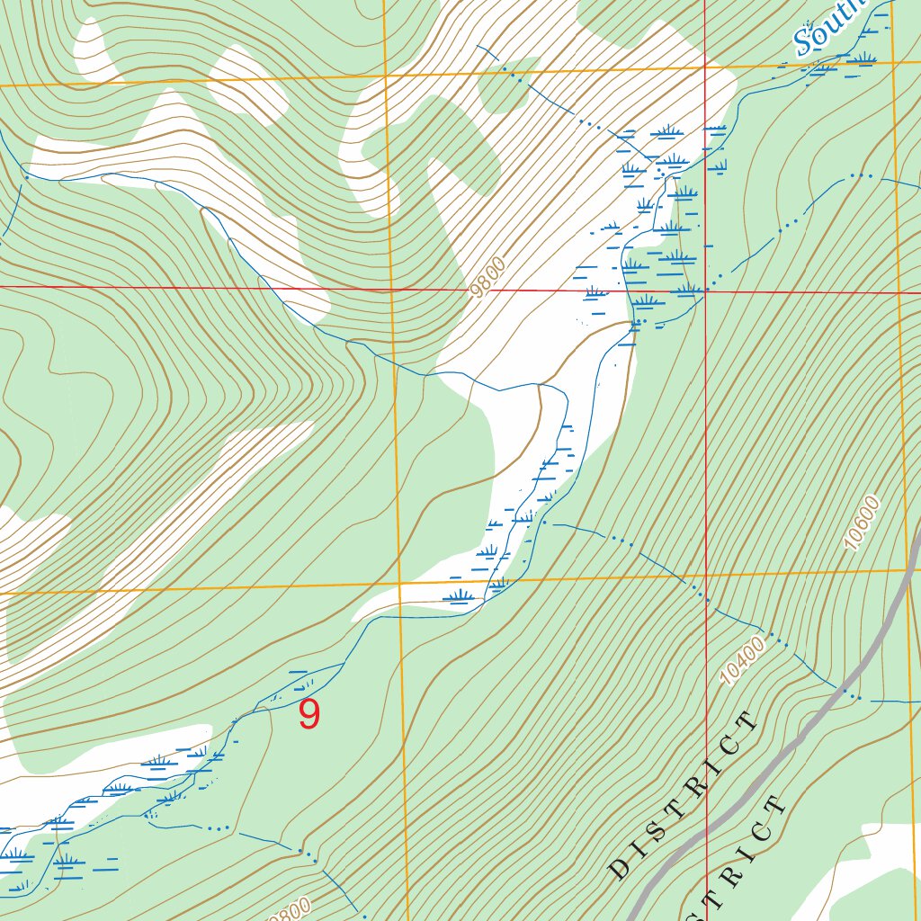 Big Marvine Peak, CO FSTopo Map by US Forest Service - Topo | Avenza Maps
