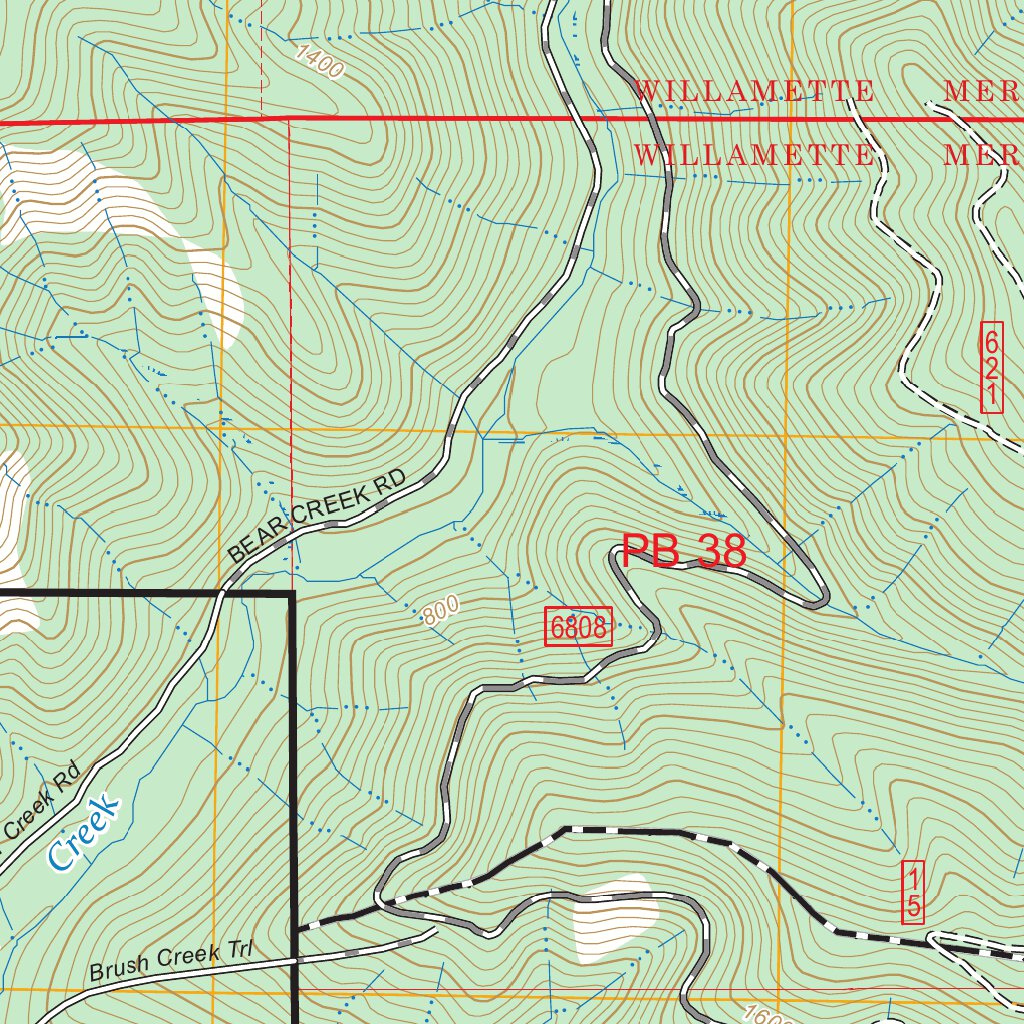 Big Huckleberry Mountain, WA FSTopo Map by US Forest Service - Topo ...