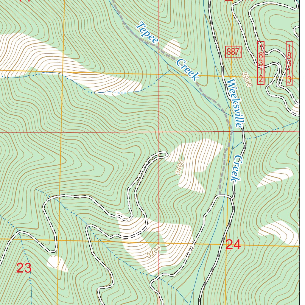 Big Hole Peak, MT FSTopo Map by US Forest Service - Topo | Avenza Maps