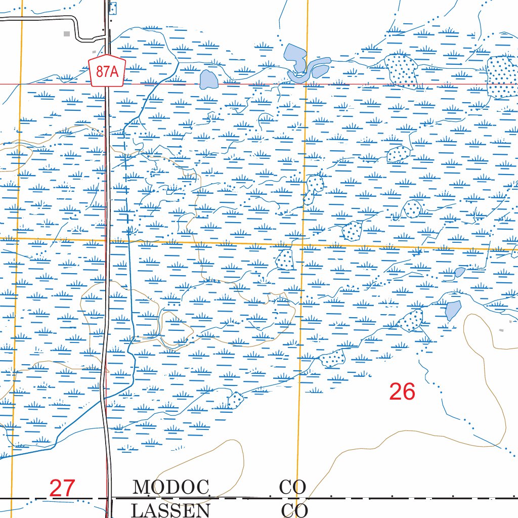 Big Swamp, CA FSTopo Map by US Forest Service - Topo | Avenza Maps