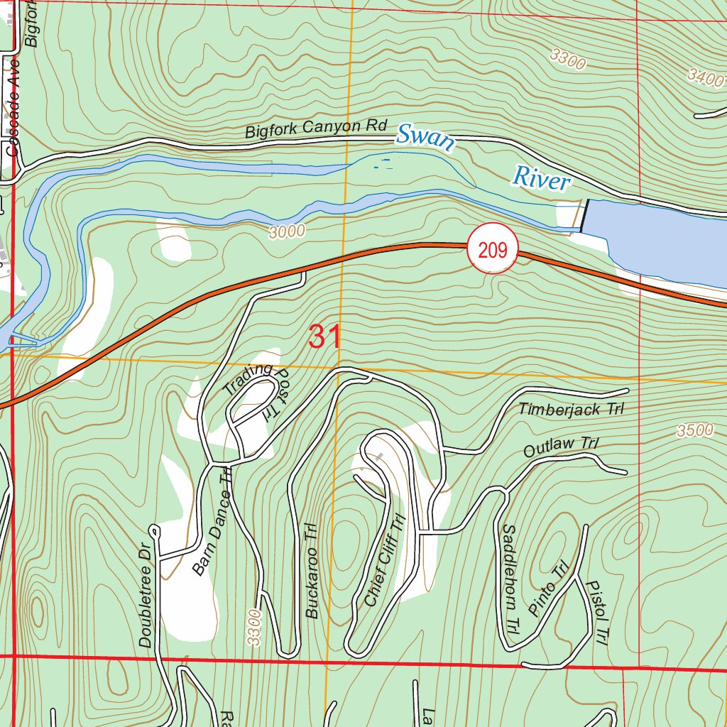 Bigfork, MT FSTopo Map by US Forest Service - Topo | Avenza Maps