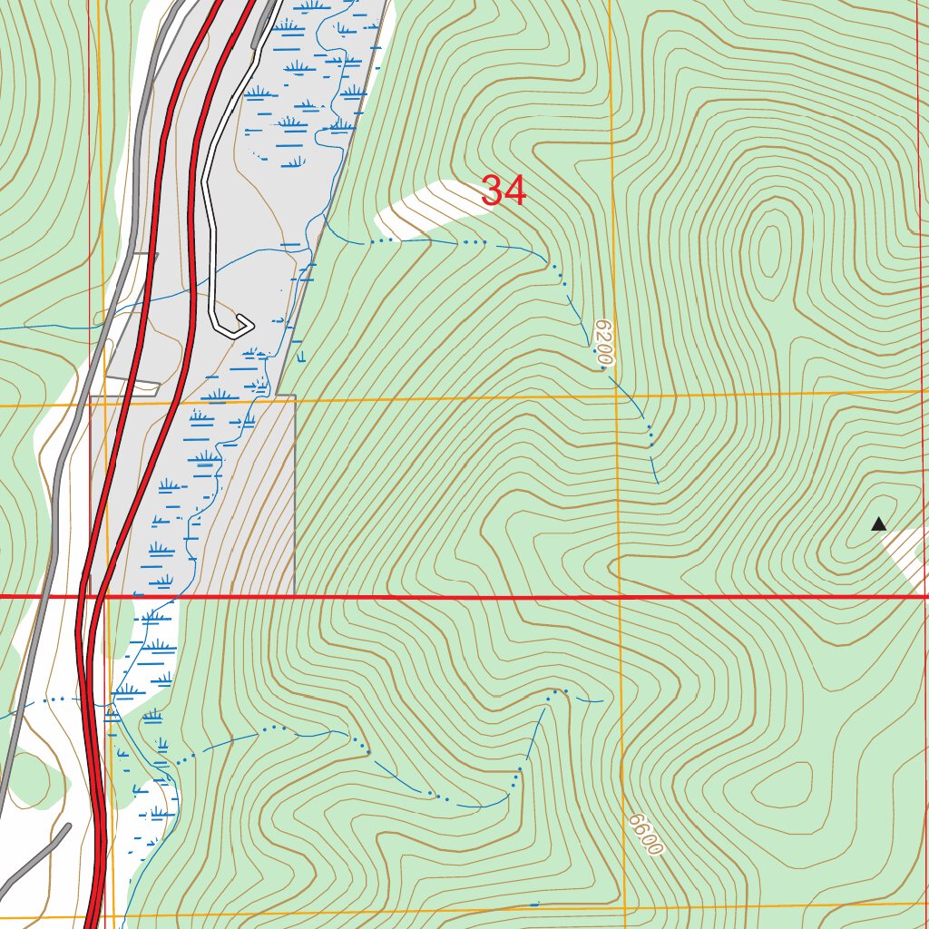 Bison Canyon, MT FSTopo Map by US Forest Service - Topo | Avenza Maps