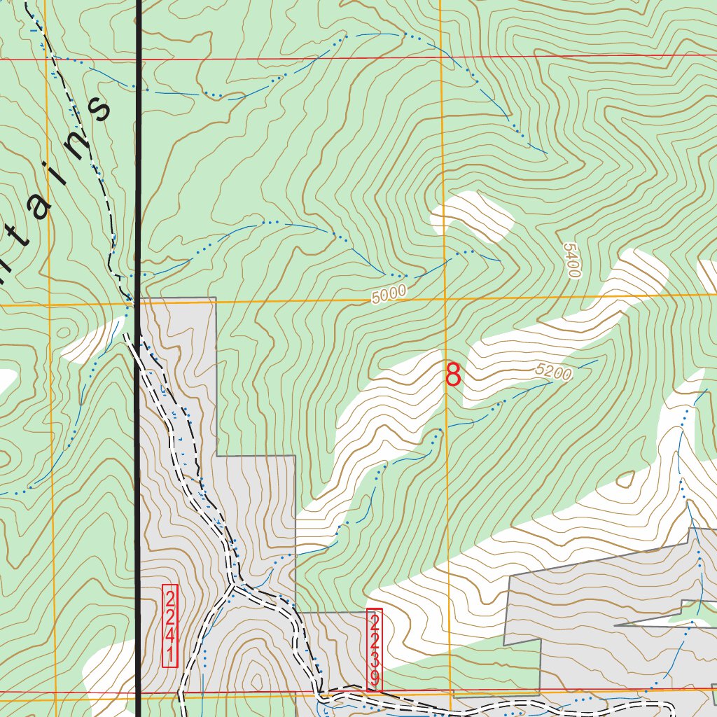 Black Mountain, MT FSTopo Map by US Forest Service - Topo | Avenza Maps