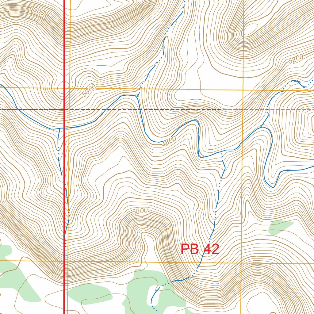 Black Steer Canyon, UT FSTopo Map by US Forest Service - Topo | Avenza Maps
