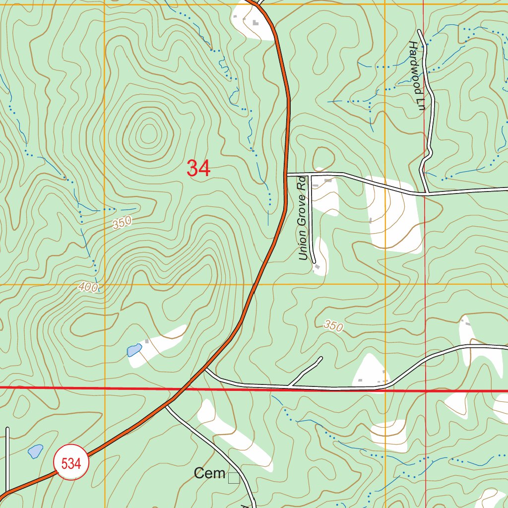 Blackburn, LA FSTopo Map by US Forest Service - Topo | Avenza Maps