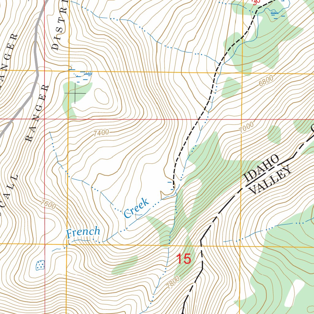 Black Tip, ID FSTopo Map by US Forest Service - Topo | Avenza Maps