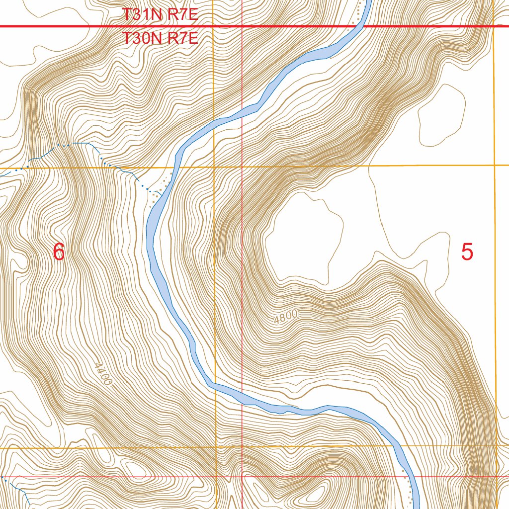 Blue Spring, AZ FSTopo Map by US Forest Service - Topo | Avenza Maps