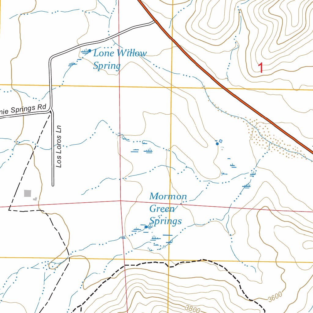 Blue Diamond, NV FSTopo Map by US Forest Service - Topo | Avenza Maps