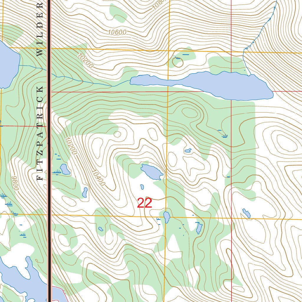 Bob Lakes, WY FSTopo Map by US Forest Service - Topo | Avenza Maps