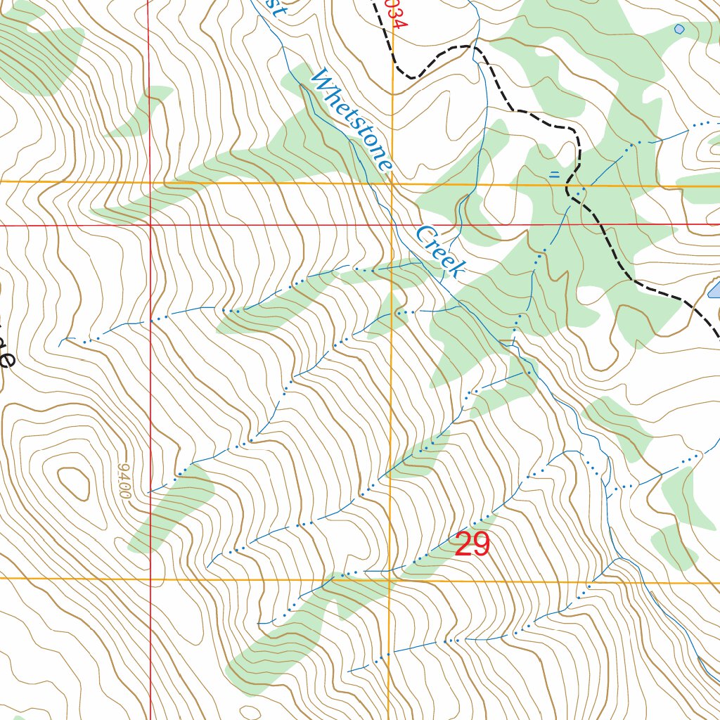 Bobcat Ridge, WY FSTopo Map by US Forest Service - Topo | Avenza Maps