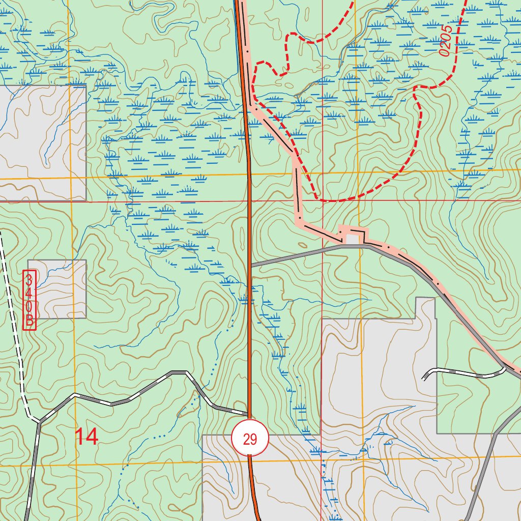 Bond Pond, MS FSTopo Map by US Forest Service - Topo | Avenza Maps