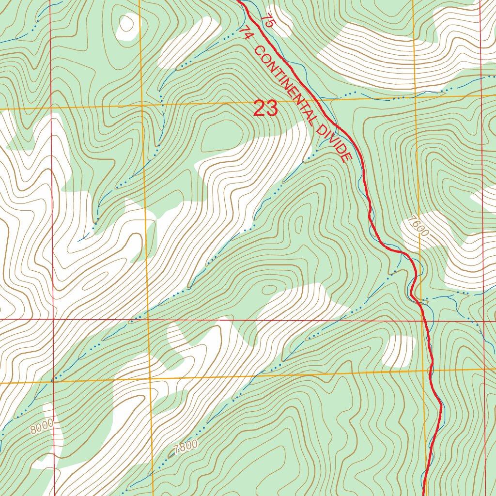 Bonner Canyon, NM FSTopo Map by US Forest Service - Topo | Avenza Maps