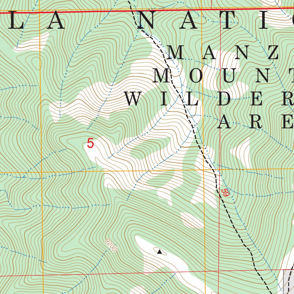 Bosque Peak, NM FSTopo Map by US Forest Service - Topo | Avenza Maps