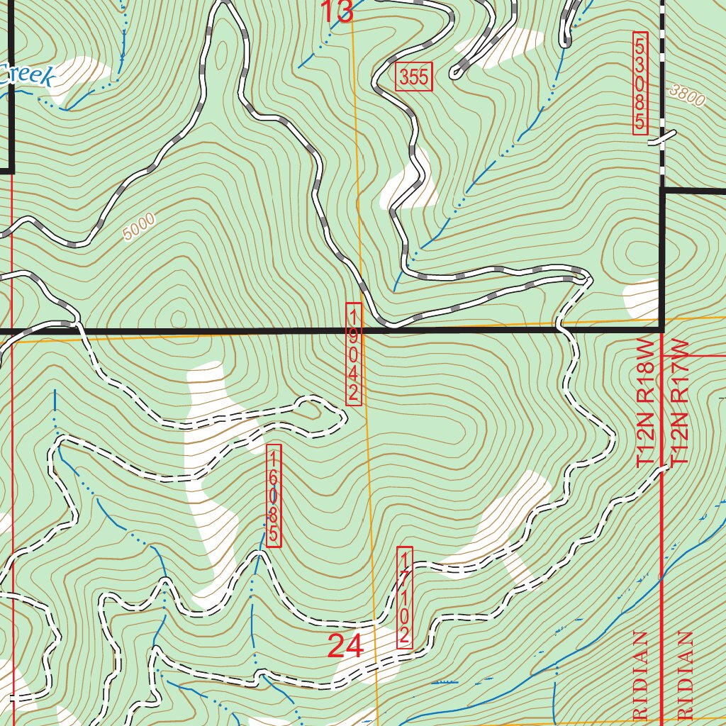 Bonner, MT FSTopo Map by US Forest Service - Topo | Avenza Maps