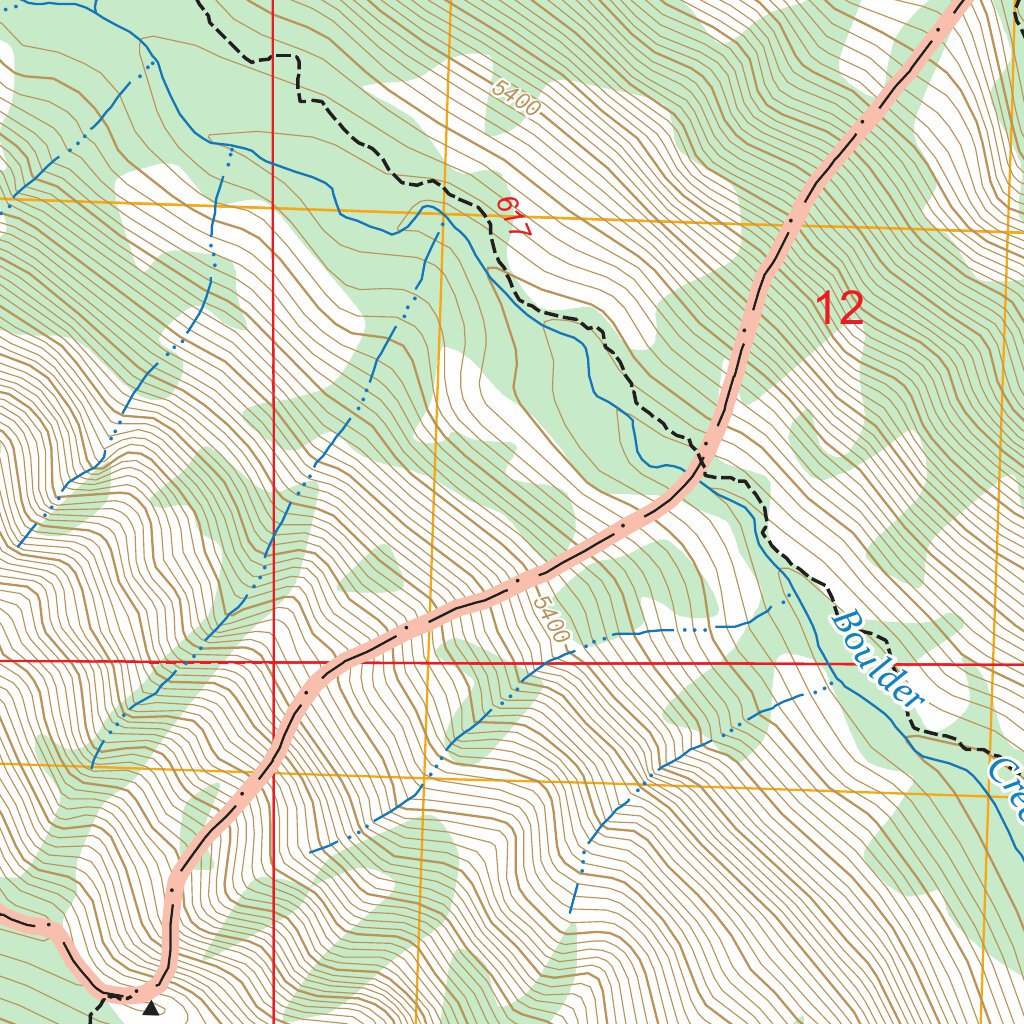 Boulder Peak, MT FSTopo Map by US Forest Service - Topo | Avenza Maps