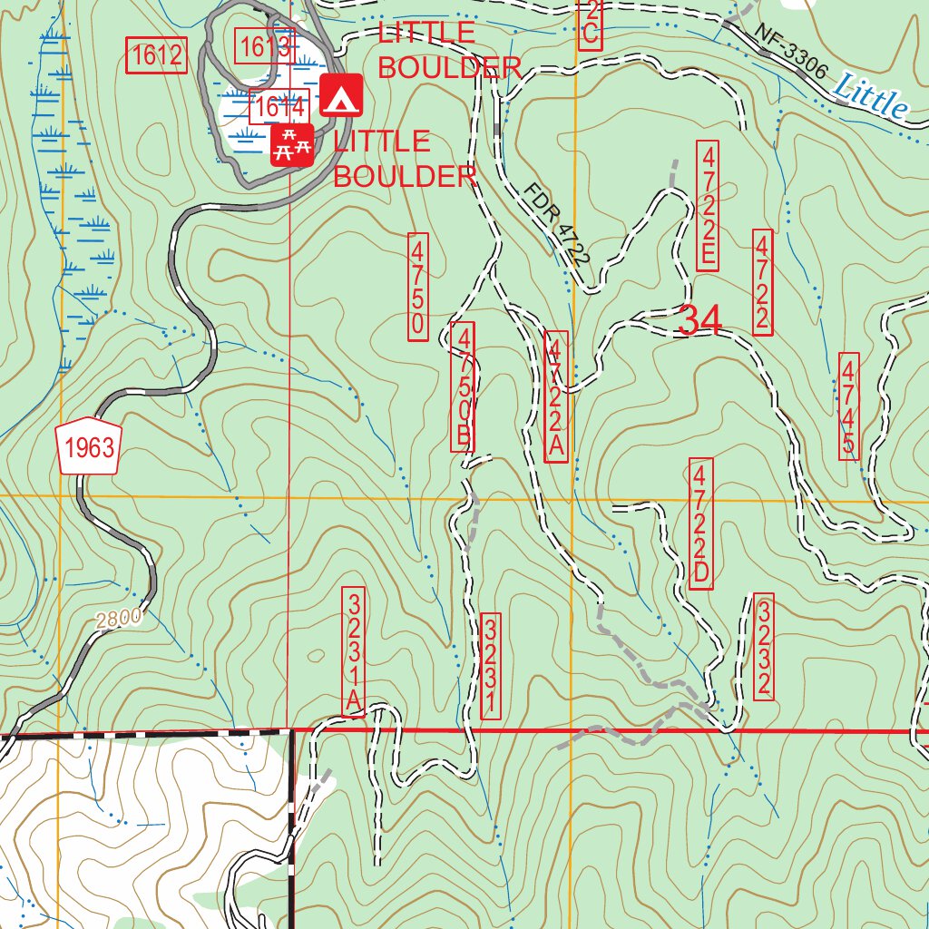 Bovill, ID FSTopo Map by US Forest Service - Topo | Avenza Maps