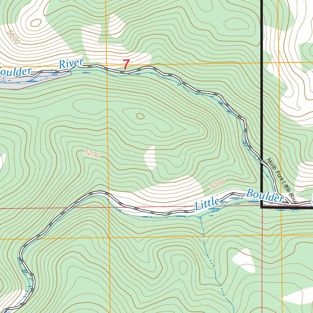 Boulder West, MT FSTopo Map by US Forest Service - Topo | Avenza Maps