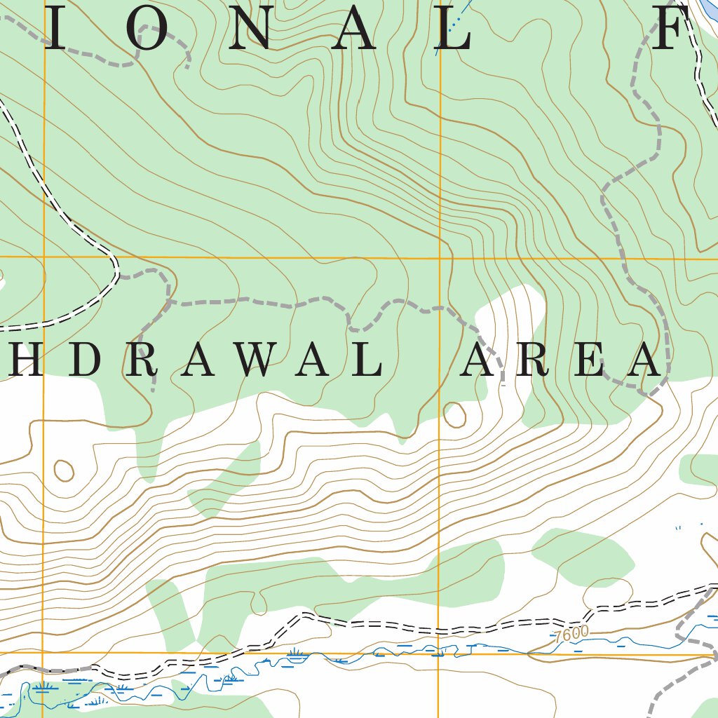 Box Canyon Creek, WY FSTopo Map by US Forest Service - Topo | Avenza Maps