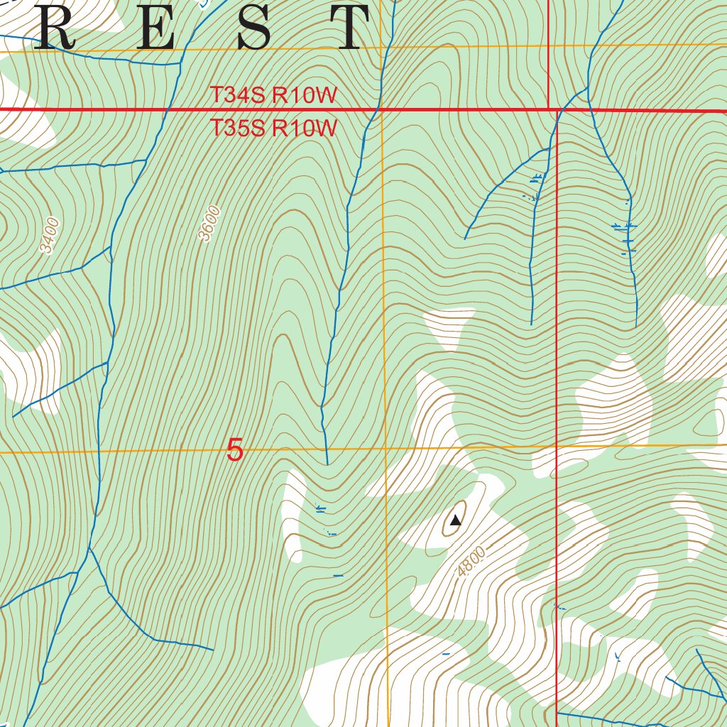 Brandy Peak, OR FSTopo Map by US Forest Service - Topo | Avenza Maps