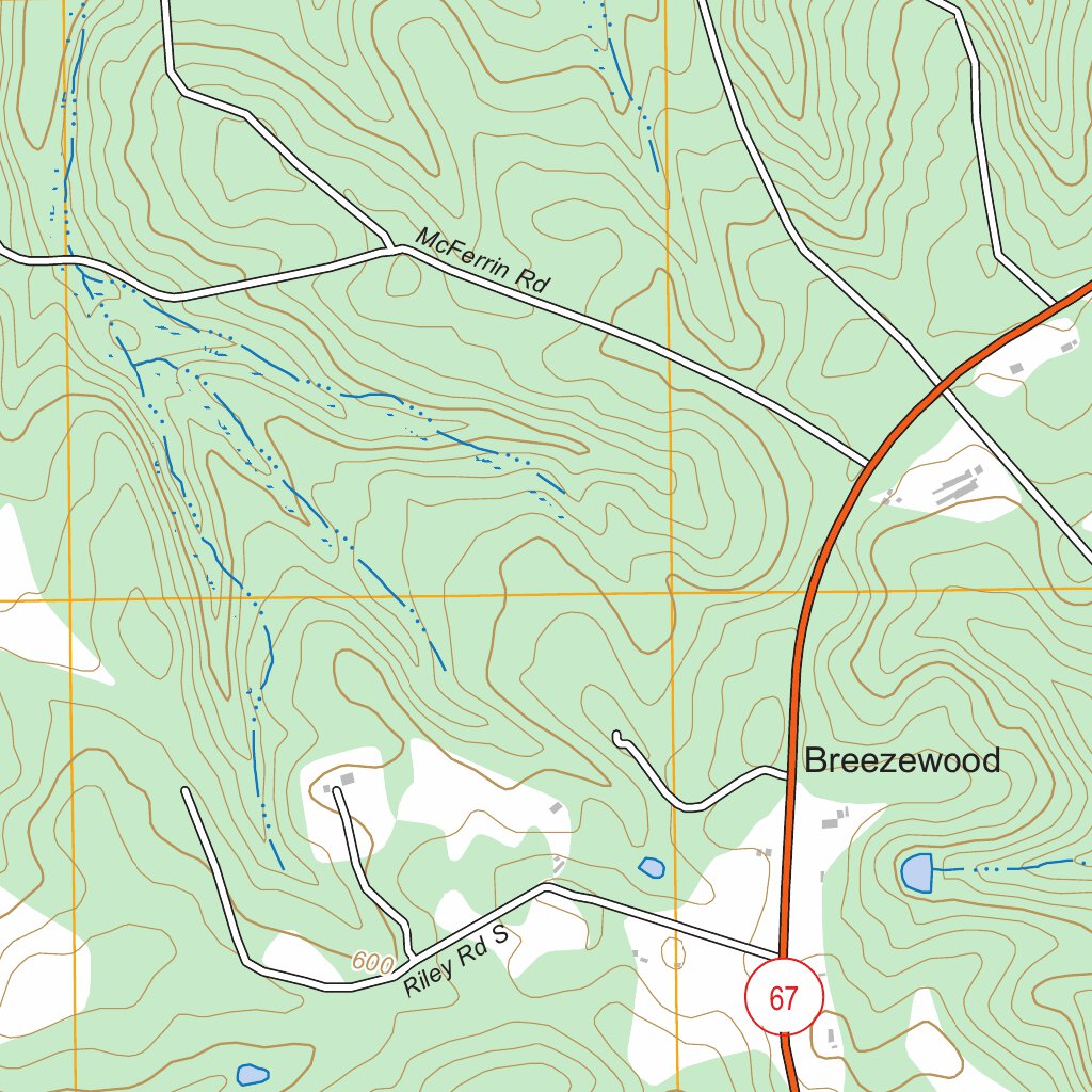 Bradley, SC FSTopo Map by US Forest Service - Topo | Avenza Maps