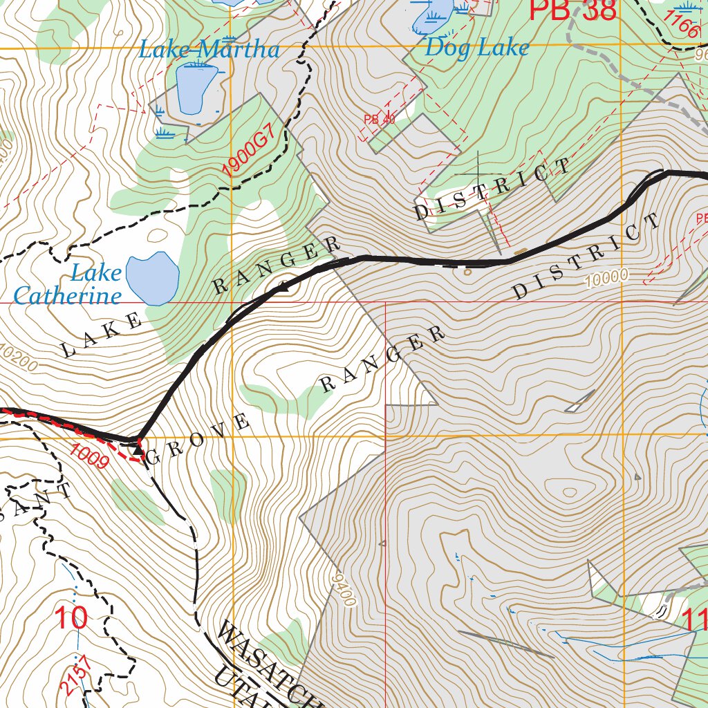 Brighton, UT FSTopo Map by US Forest Service - Topo | Avenza Maps