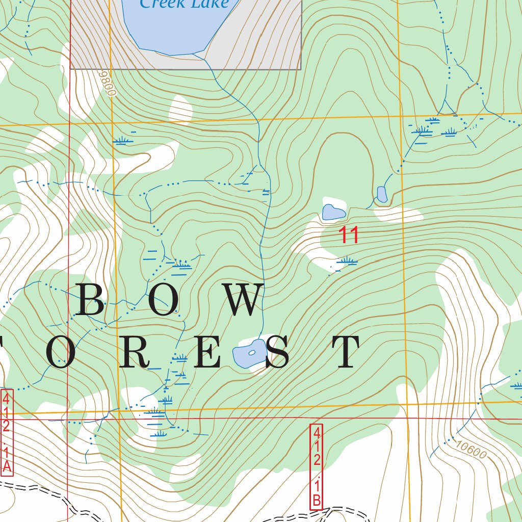 Bridger Peak, WY FSTopo Map by US Forest Service - Topo | Avenza Maps