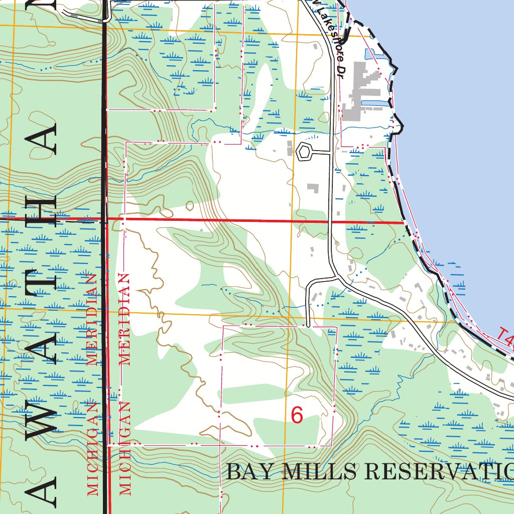 Brimley, MI-ON FSTopo Map by US Forest Service - Topo | Avenza Maps