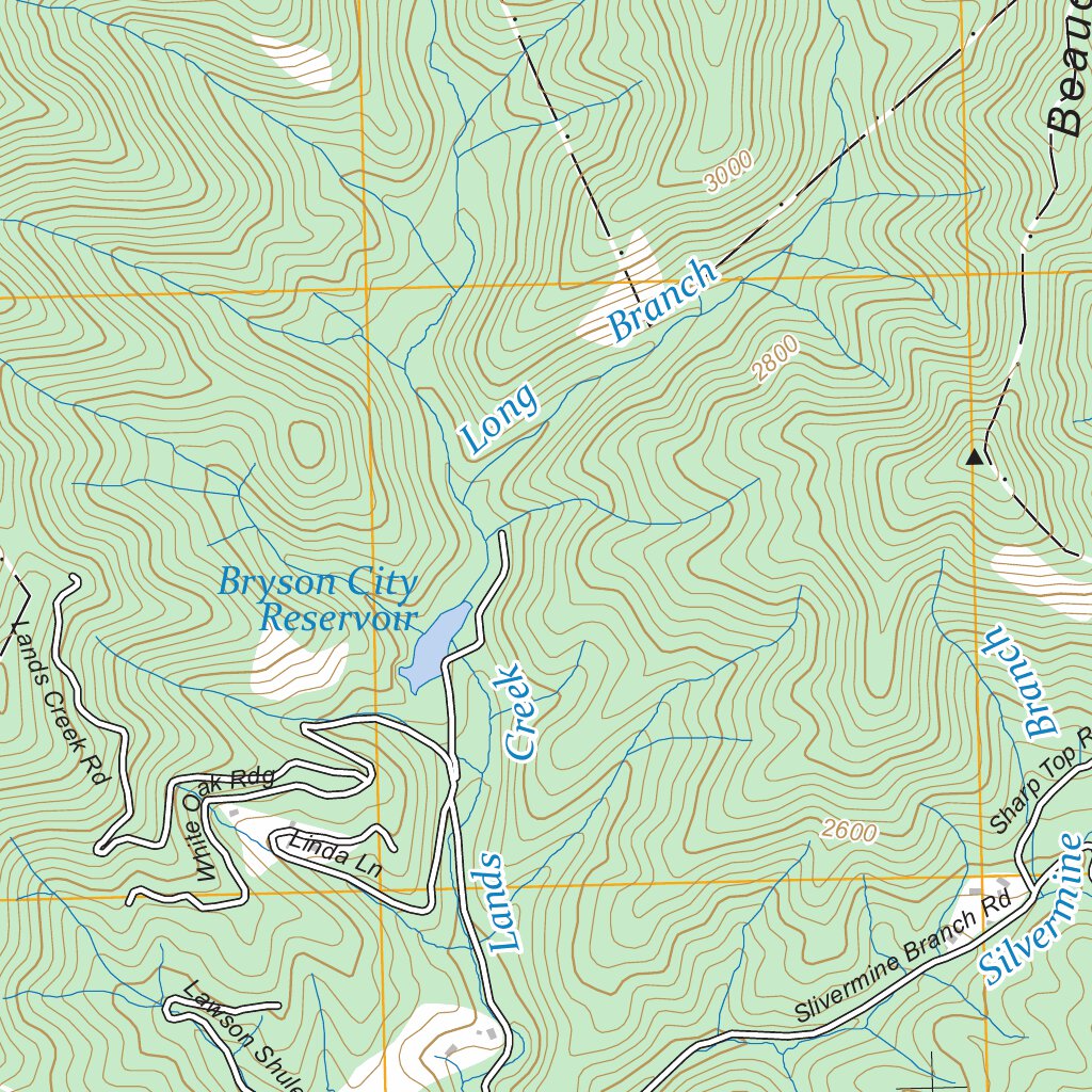 Bryson City, NC FSTopo Map by US Forest Service - Topo | Avenza Maps