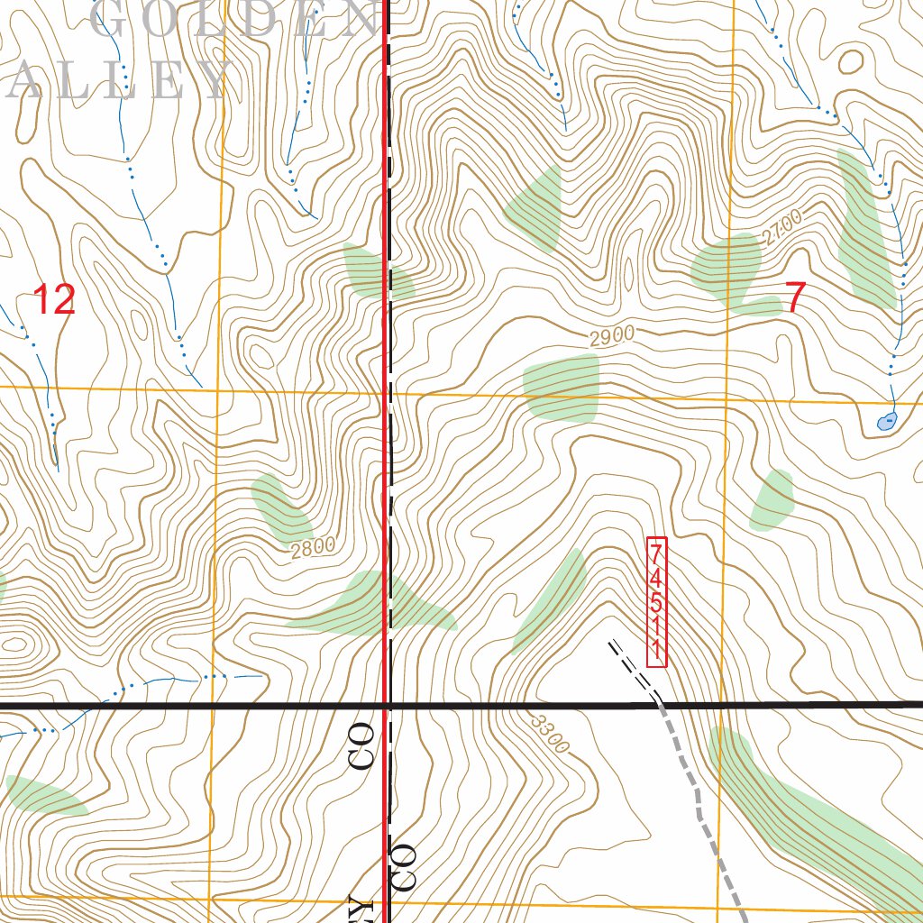 Bullion Butte, ND FSTopo Map by US Forest Service - Topo | Avenza Maps