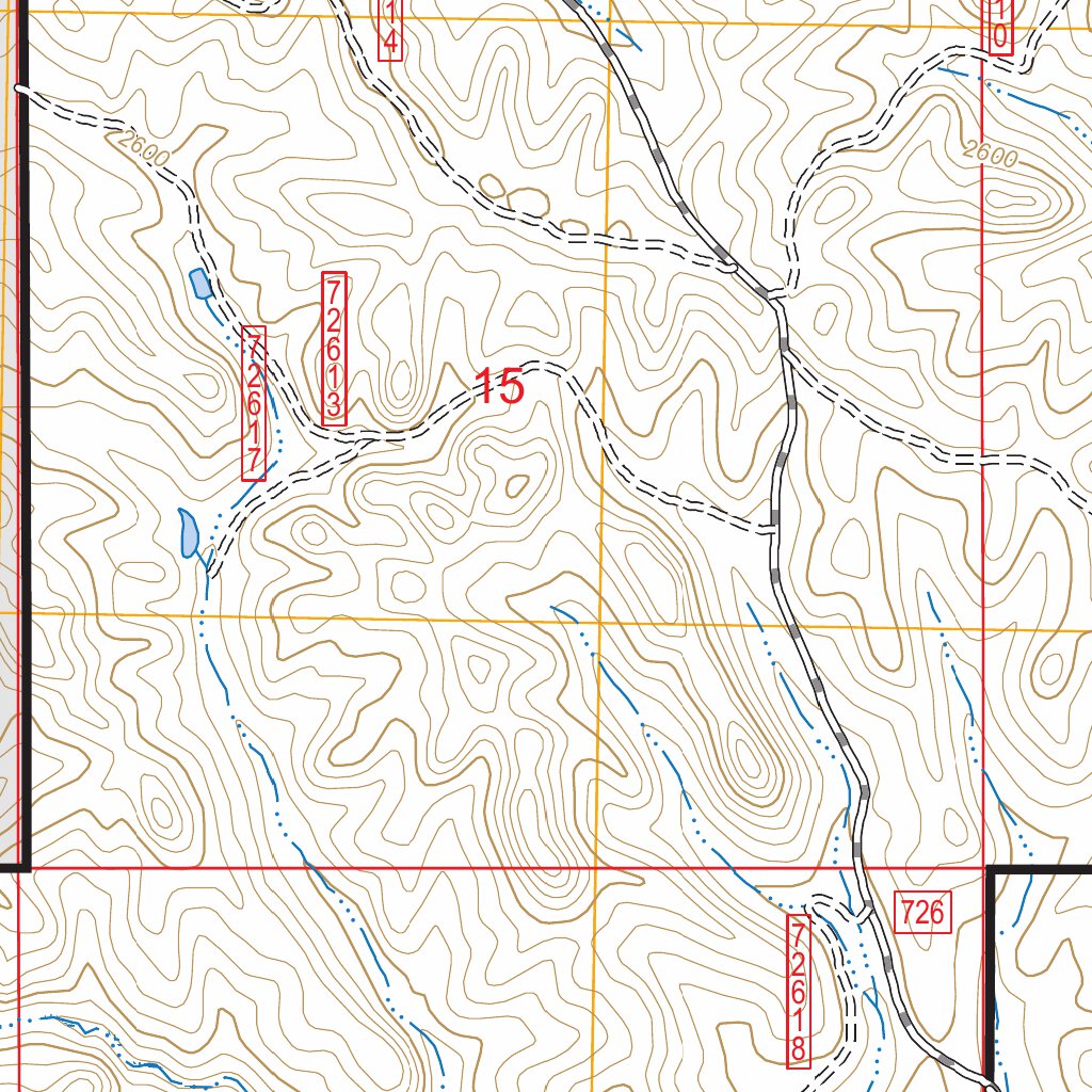 Buffalo Gap Campground, ND FSTopo Map by US Forest Service - Topo ...