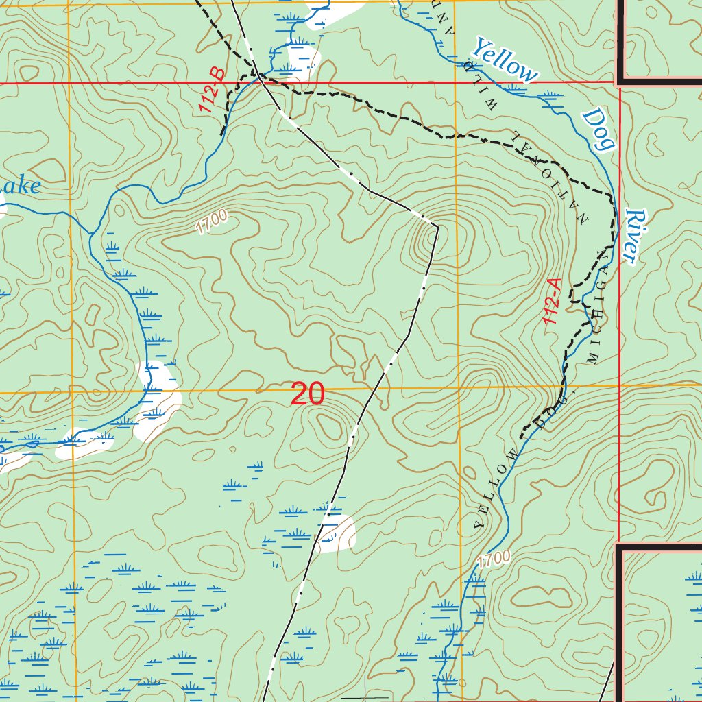 Bulldog Lake, MI FSTopo Map by US Forest Service - Topo | Avenza Maps