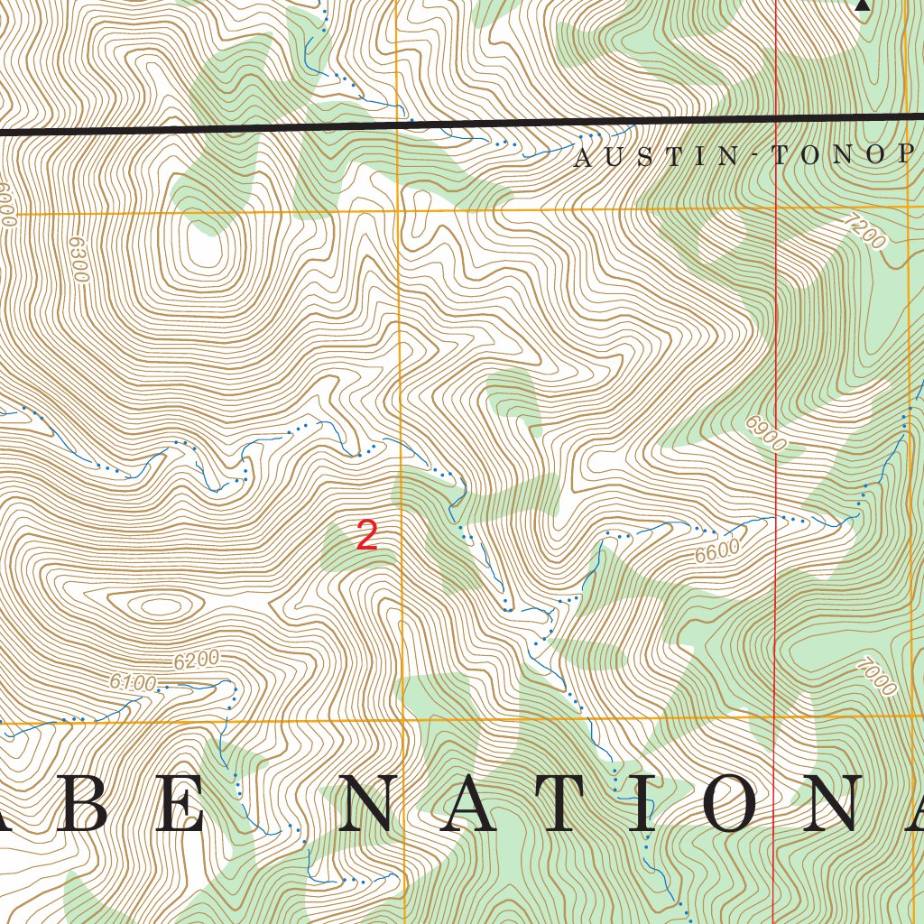 Burnt Cabin Summit, NV FSTopo Map by US Forest Service - Topo | Avenza Maps
