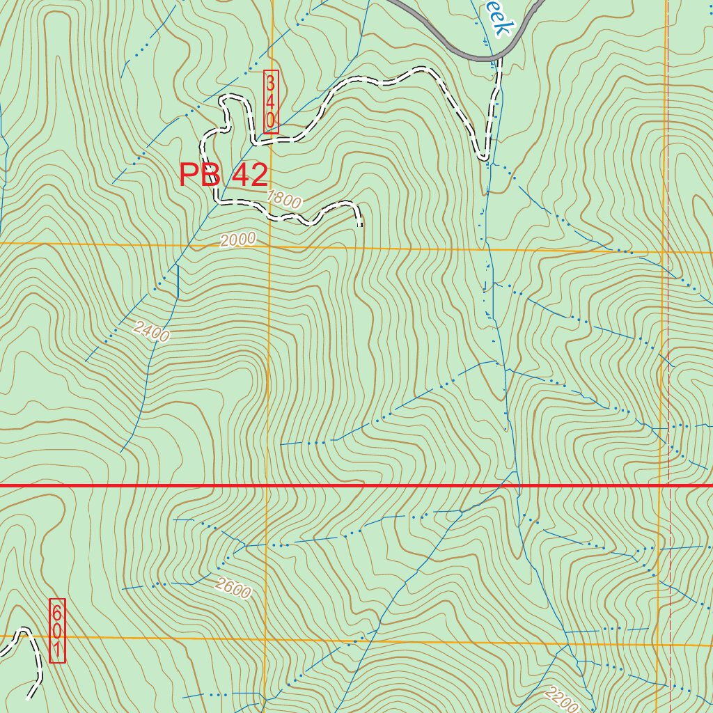 Burnt Peak, WA FSTopo Map by US Forest Service - Topo | Avenza Maps