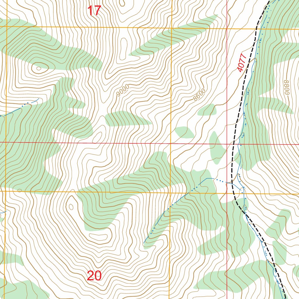 Burnt Mountain, WY FSTopo Map by US Forest Service - Topo | Avenza Maps