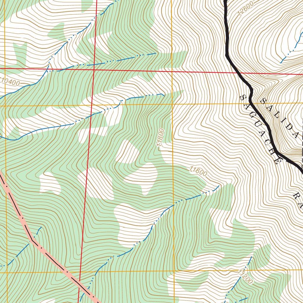 Bushnell Peak, CO FSTopo Map by US Forest Service - Topo | Avenza Maps