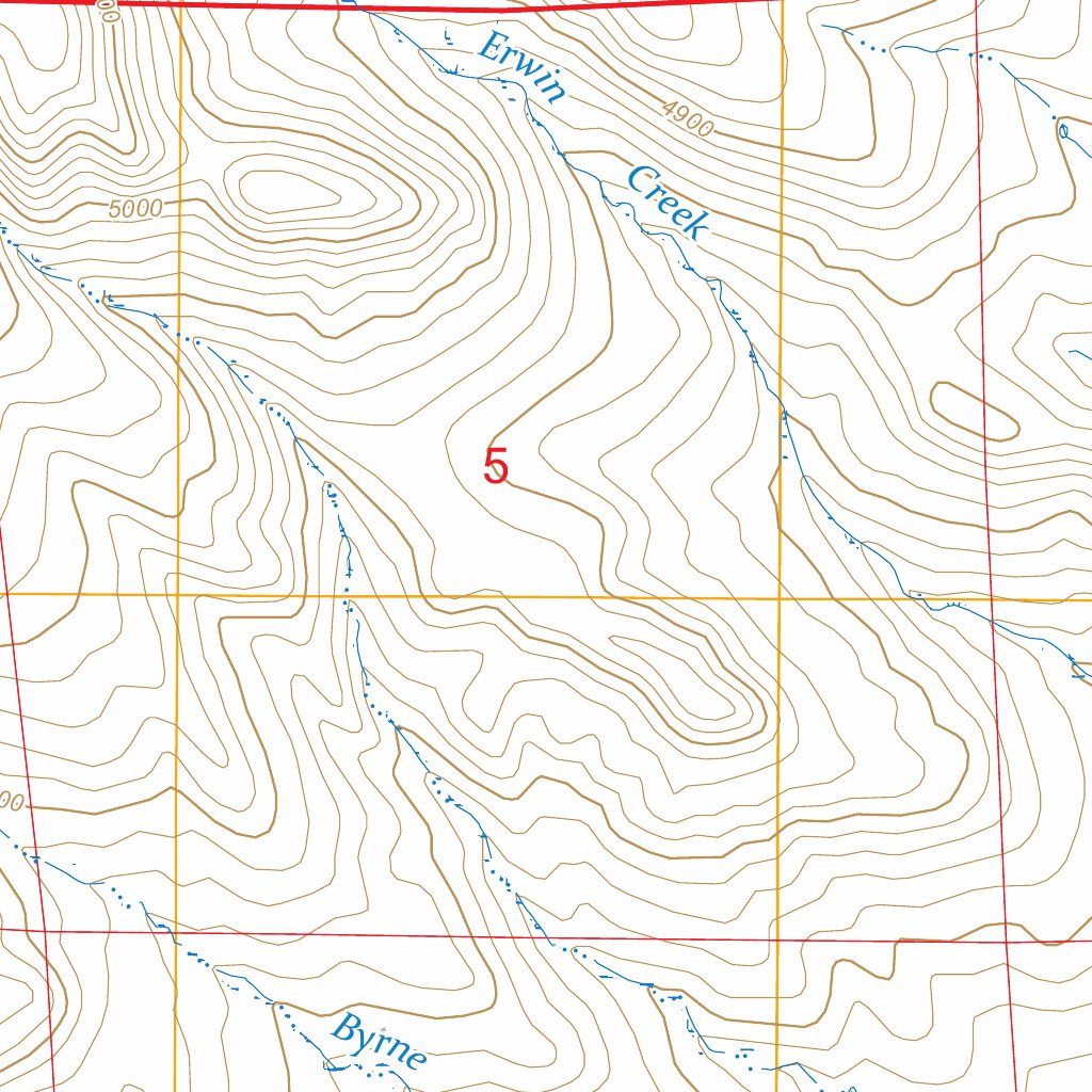 Byrne Creek, MT FSTopo Map by US Forest Service - Topo | Avenza Maps