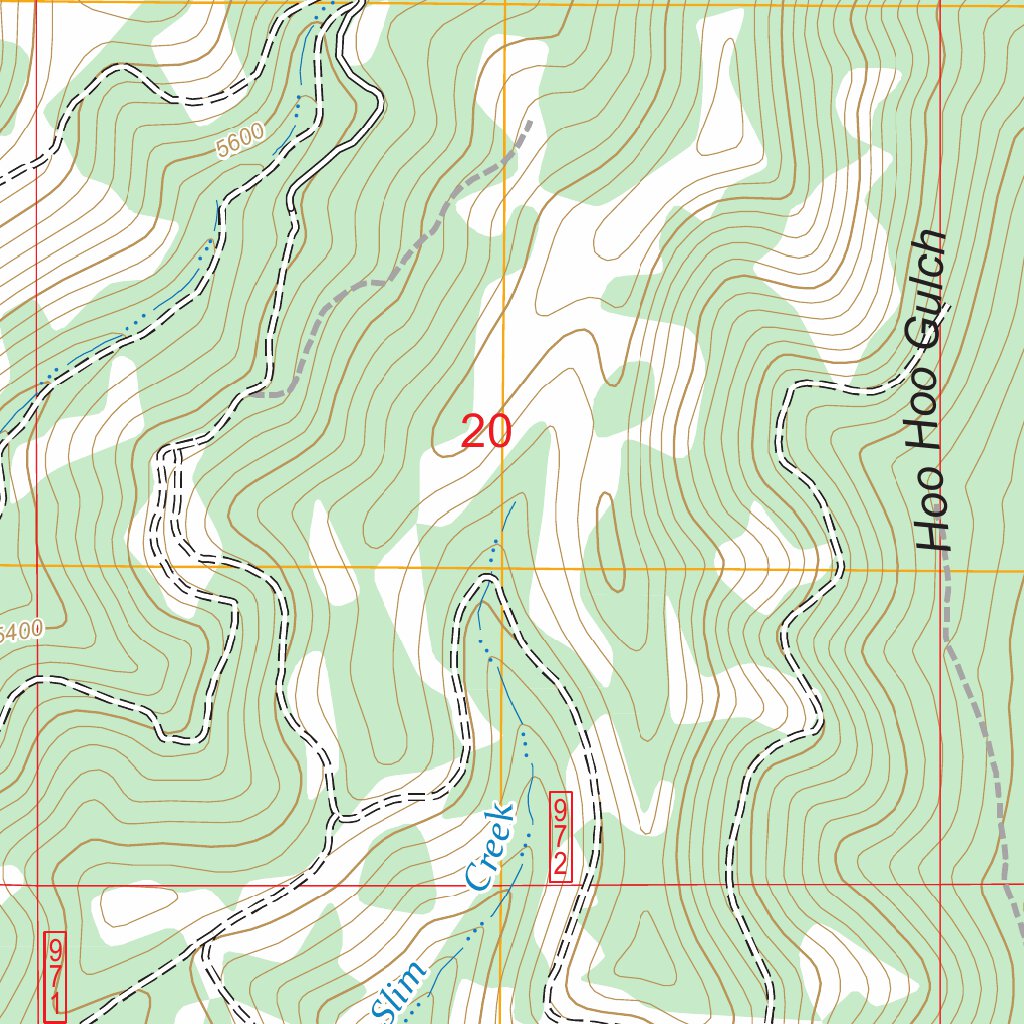 Butterfield Gulch, ID FSTopo Map by US Forest Service - Topo | Avenza Maps