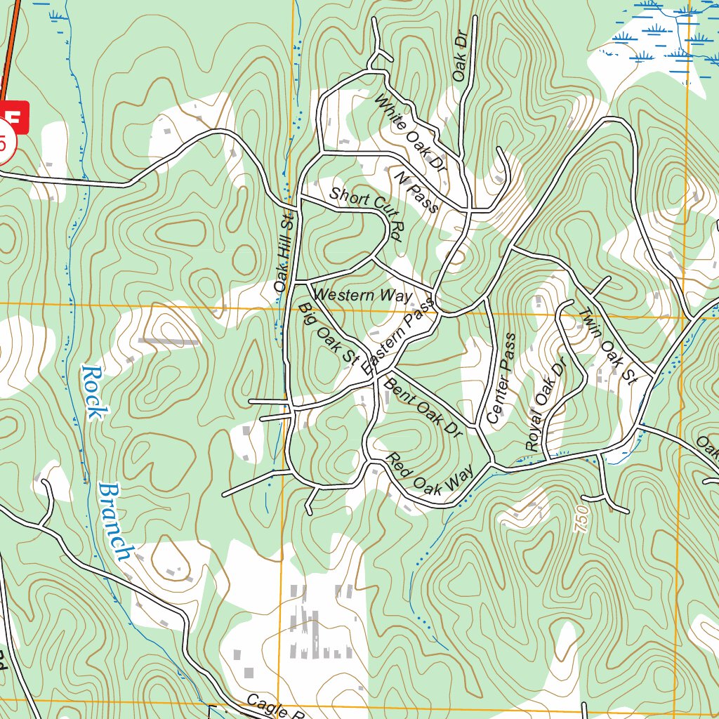 Calhoun NE, GA FSTopo Map by US Forest Service - Topo | Avenza Maps