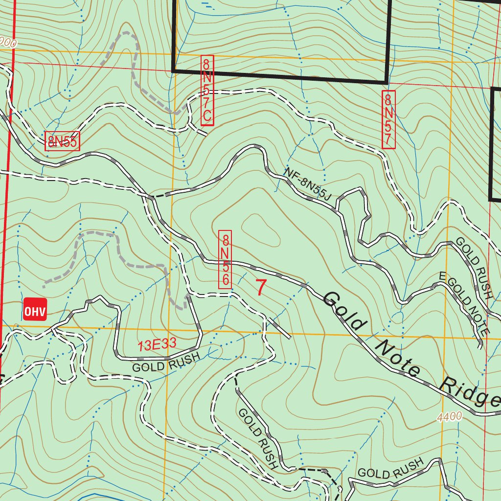 Caldor, CA FSTopo Map by US Forest Service - Topo | Avenza Maps