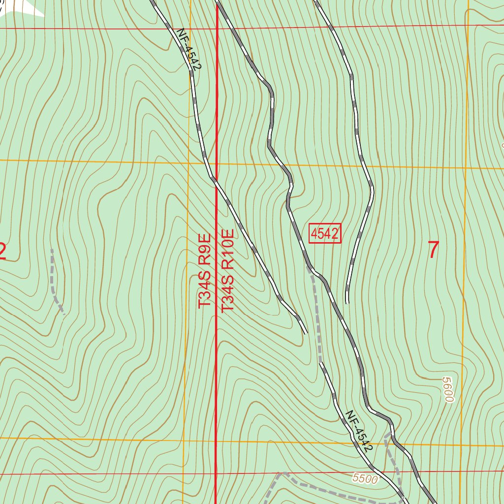 Calimus Butte, OR FSTopo Map by US Forest Service - Topo | Avenza Maps