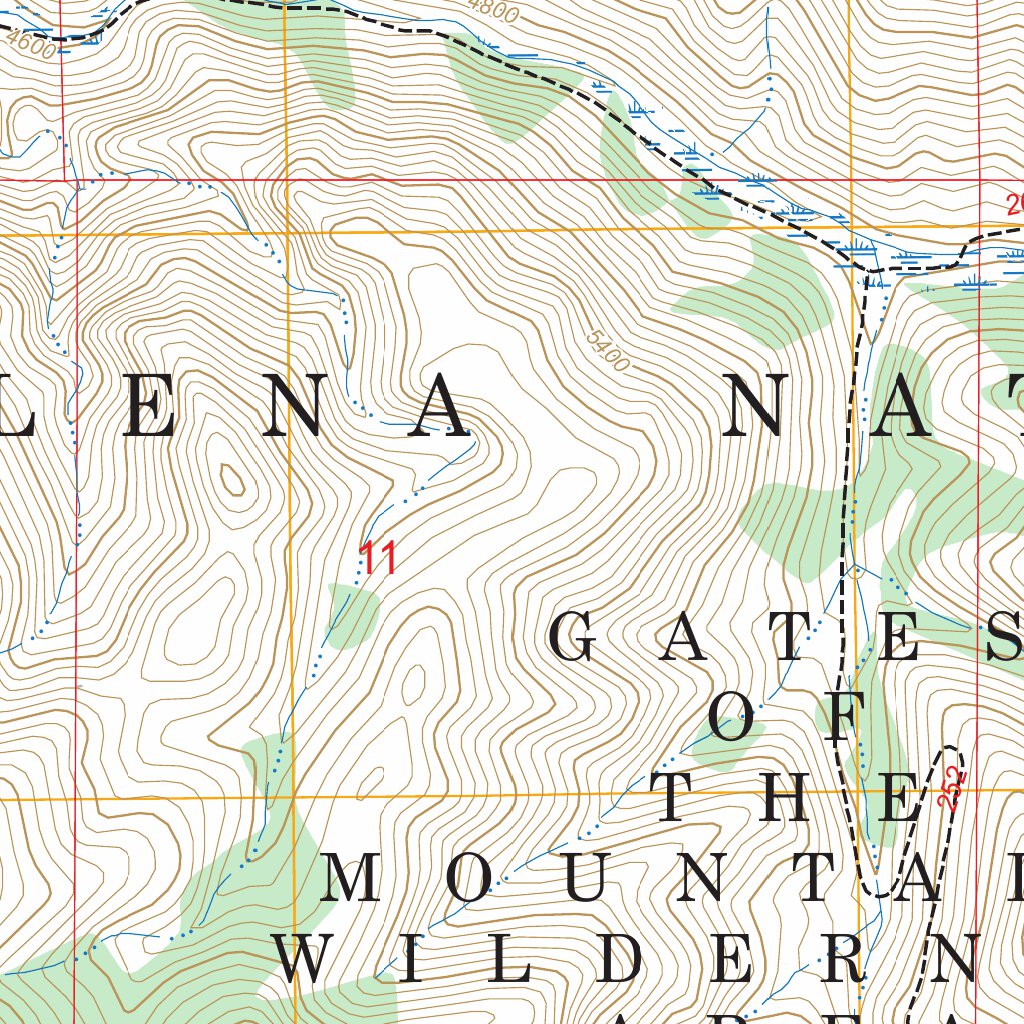 Candle Mountain, MT FSTopo Map by US Forest Service - Topo | Avenza Maps