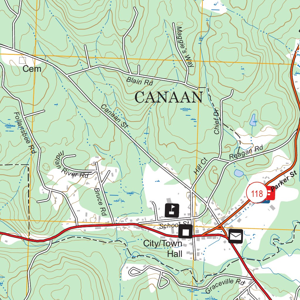 Canaan, NH FSTopo Map by US Forest Service - Topo | Avenza Maps