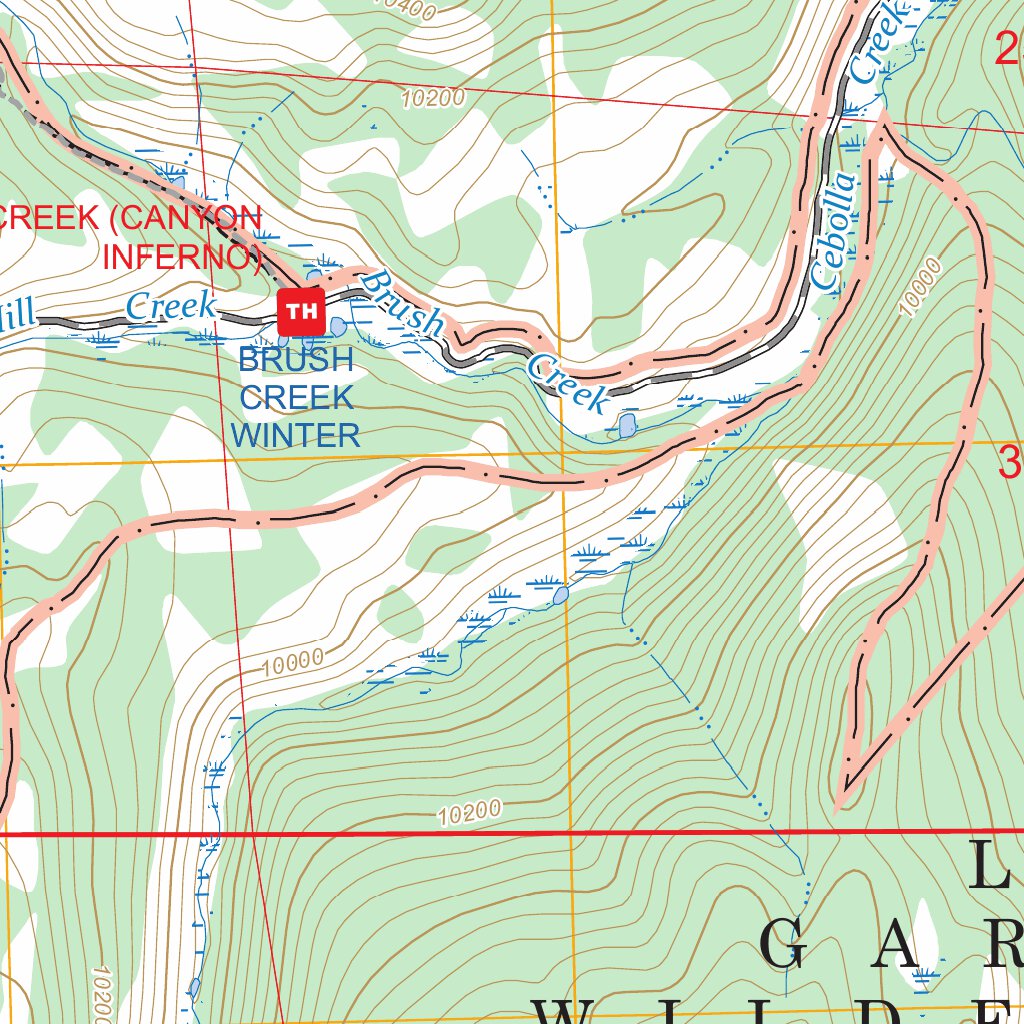 Cannibal Plateau, CO FSTopo Map by US Forest Service - Topo | Avenza Maps