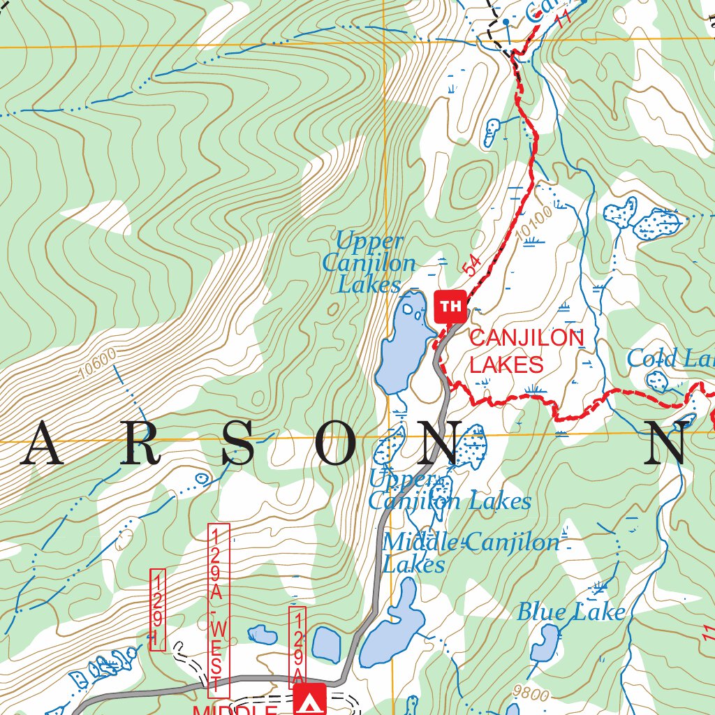 Canjilon Mountain, NM FSTopo Map by US Forest Service - Topo | Avenza Maps
