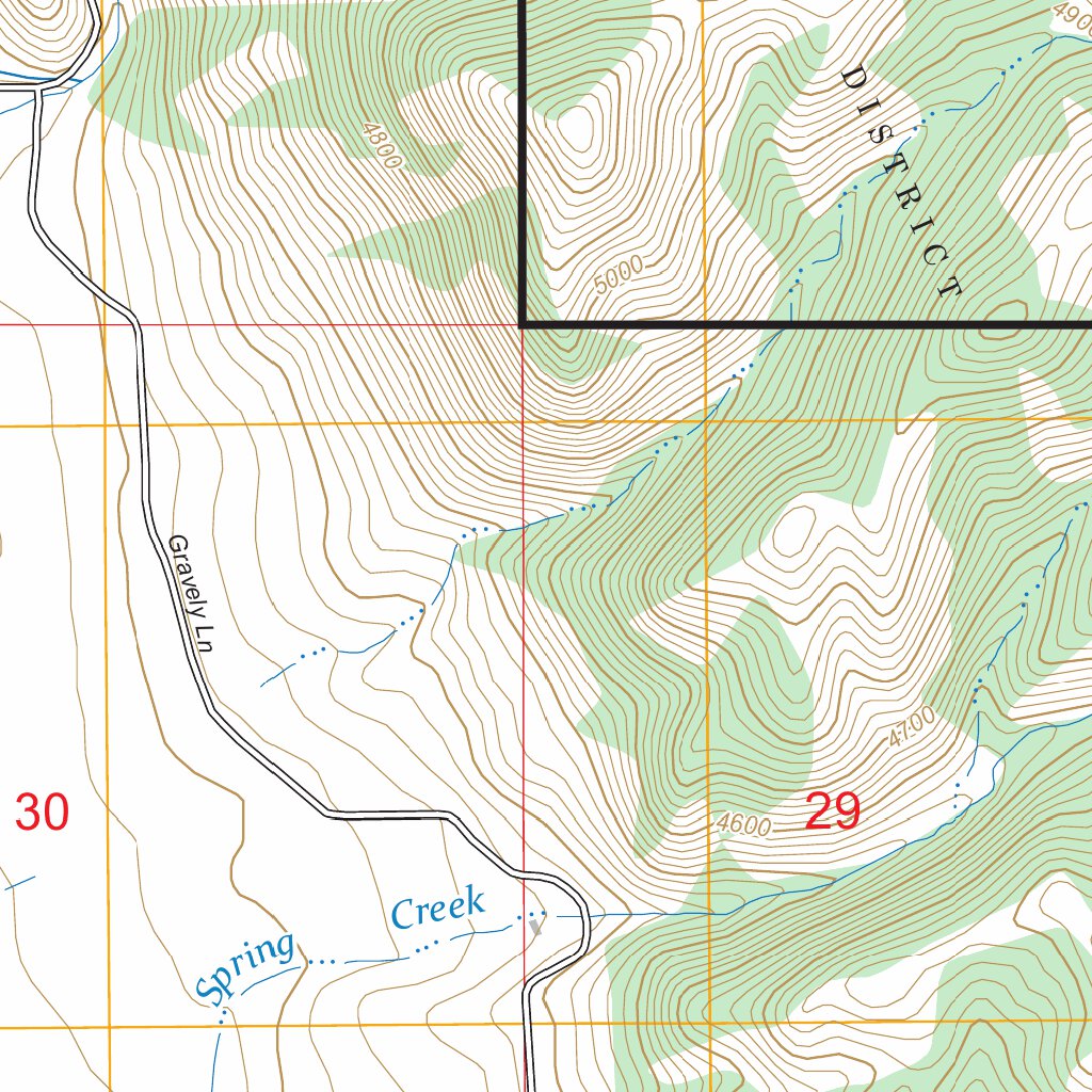 Canyon Ferry SE, MT FSTopo Map by US Forest Service - Topo | Avenza Maps