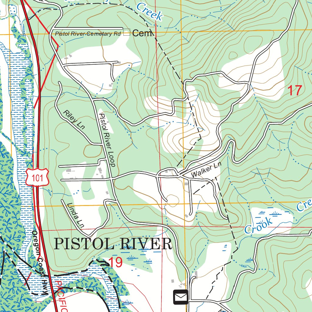 Cape Sebastian, OR FSTopo Map by US Forest Service - Topo | Avenza Maps