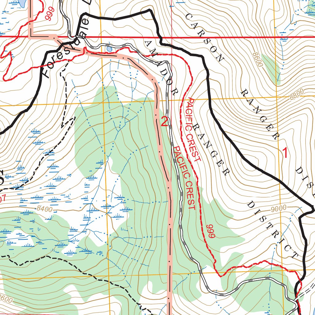 Carson Pass, CA FSTopo Map by US Forest Service - Topo | Avenza Maps
