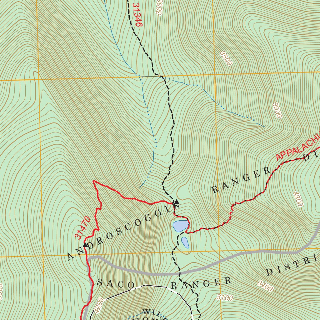 Carter Dome, NH FSTopo Map by US Forest Service - Topo | Avenza Maps