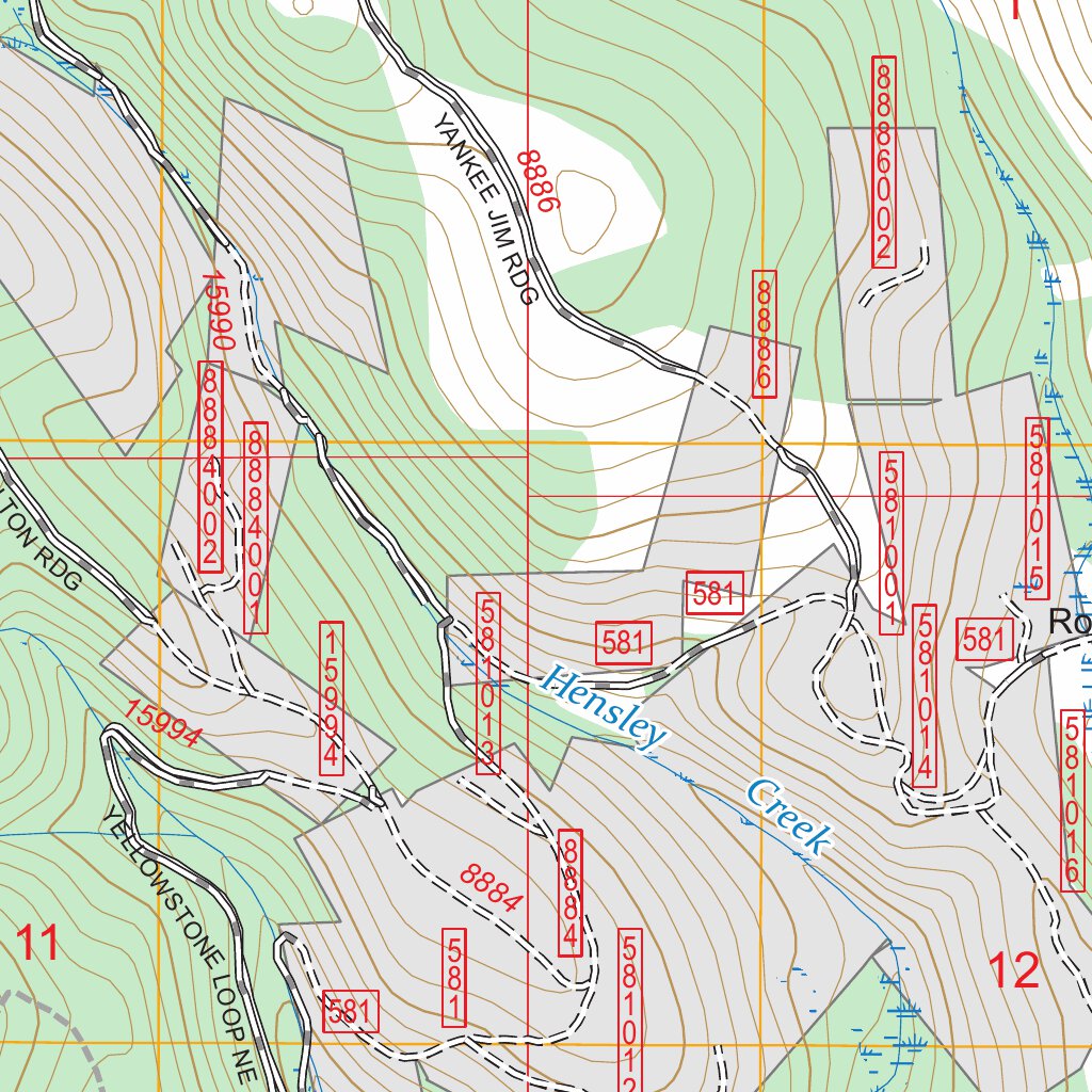 Castle Town, MT FSTopo Map by US Forest Service - Topo | Avenza Maps