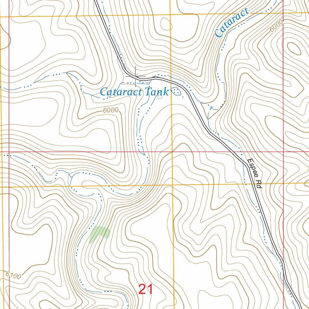 Cataract Tank, AZ FSTopo Map by US Forest Service - Topo | Avenza Maps